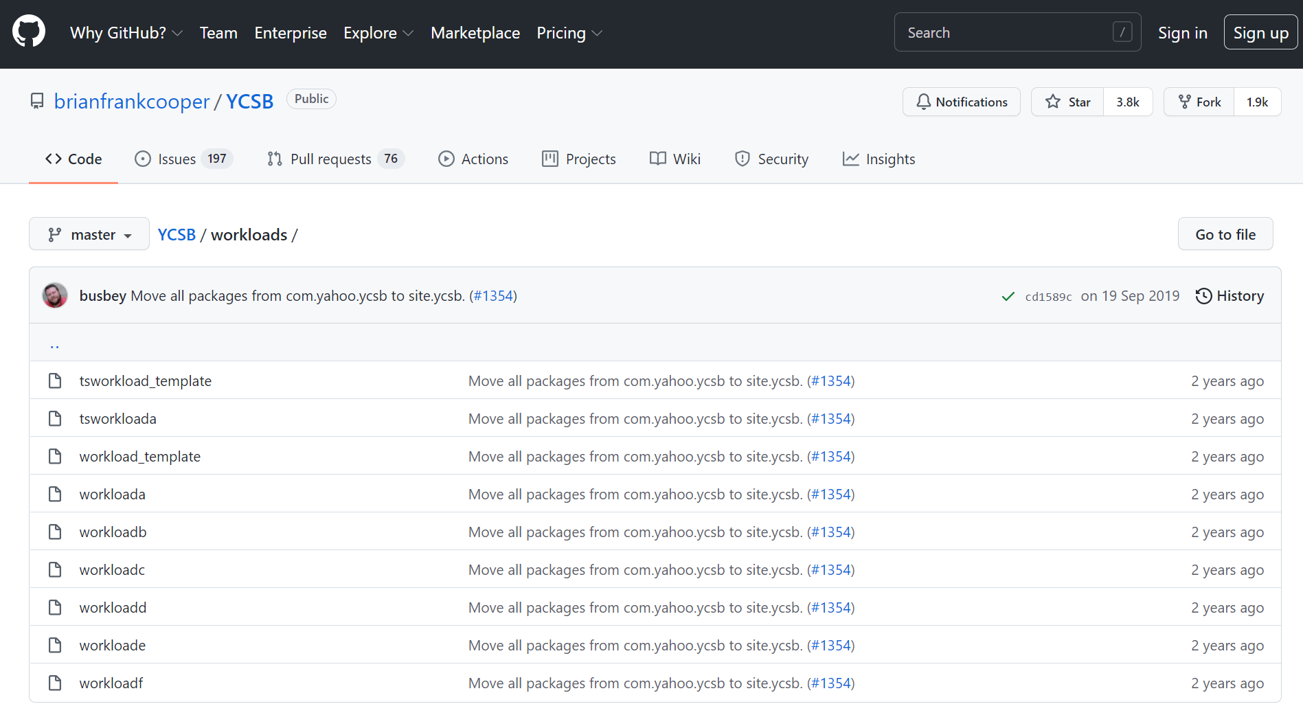 Yahoo Cloud Serving Benchmark Guide
